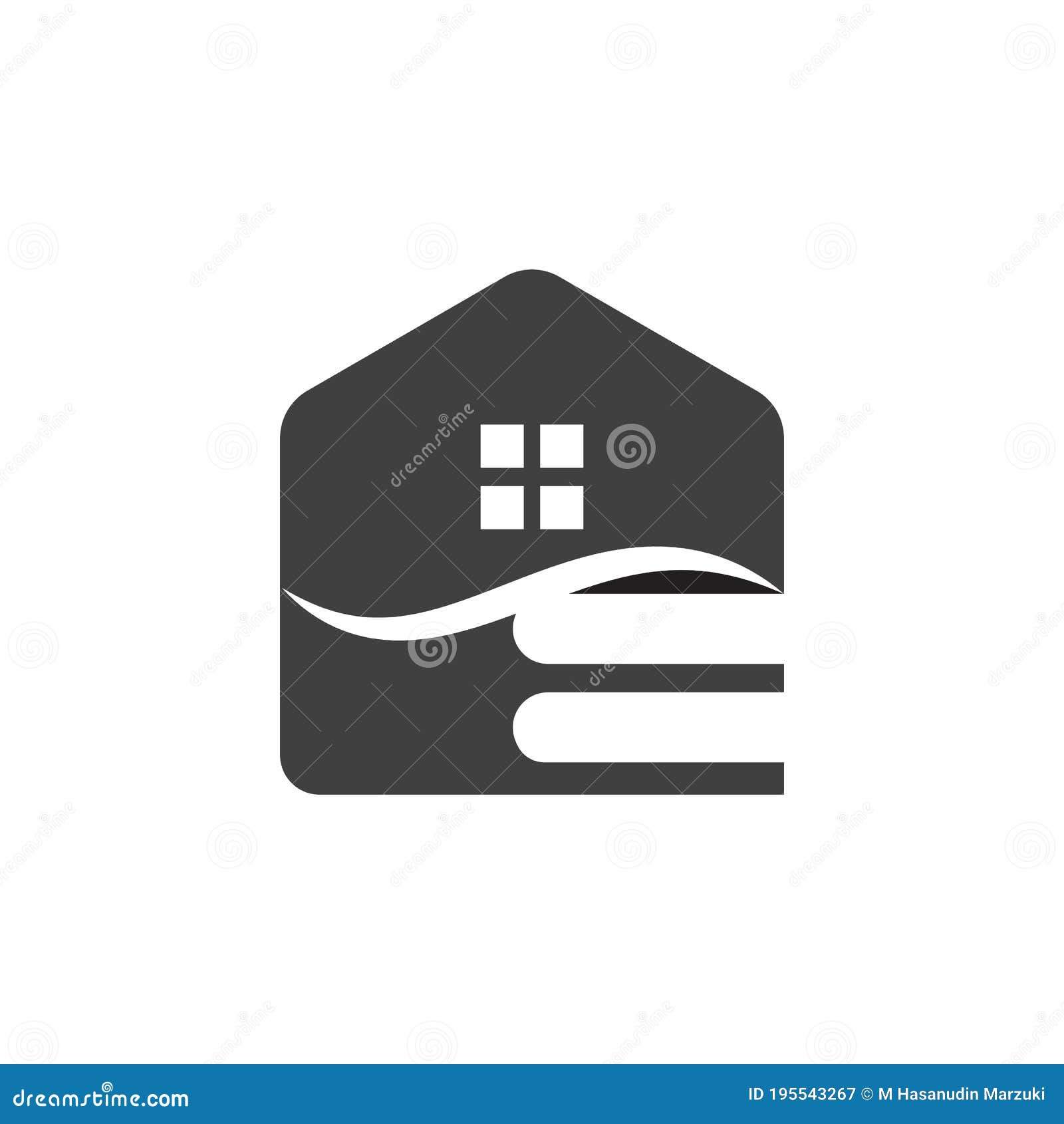 Home school logo stock vector. Illustration of smart - 195543267