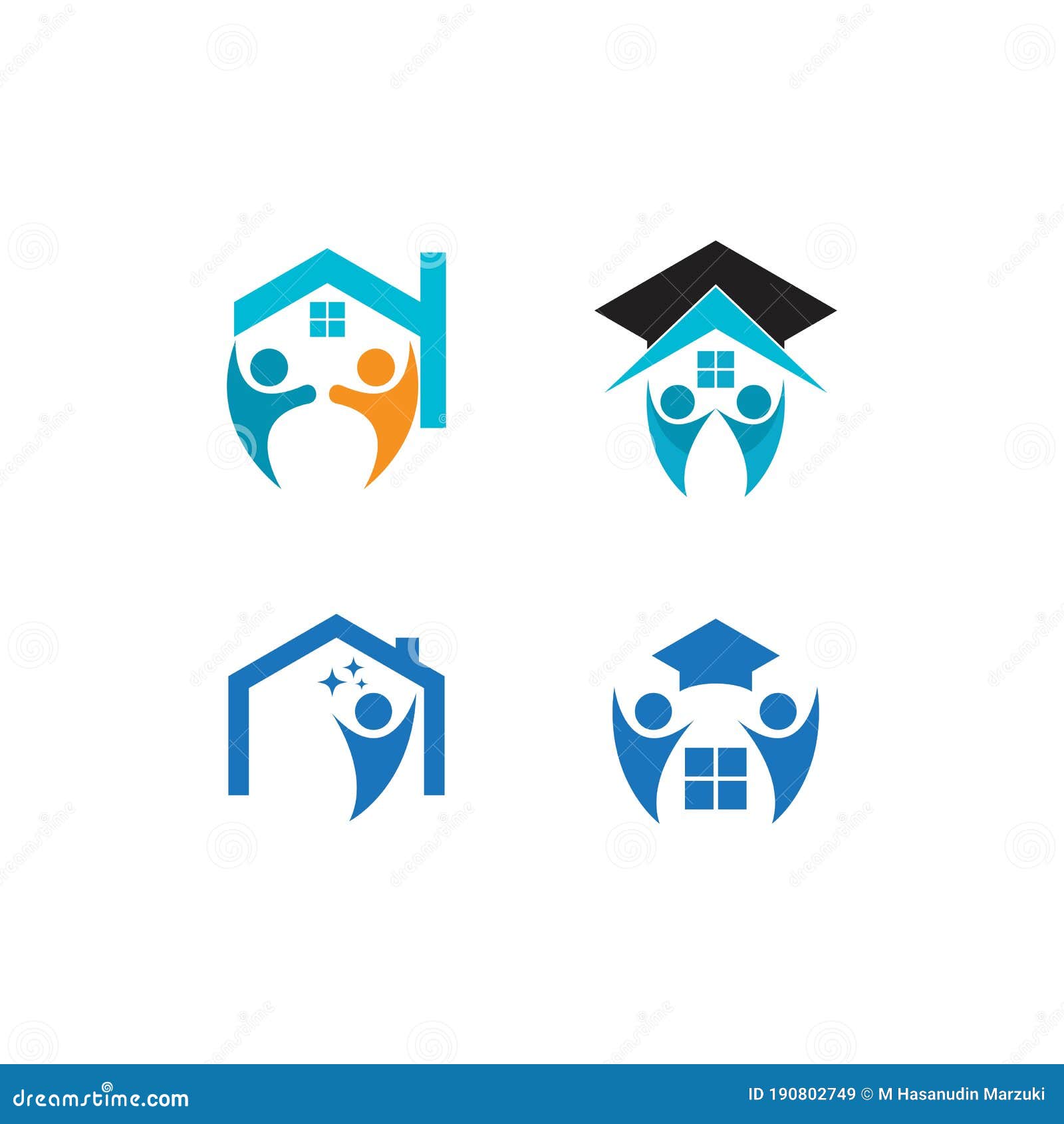 Home school logo stock vector. Illustration of homeschooling - 190802749