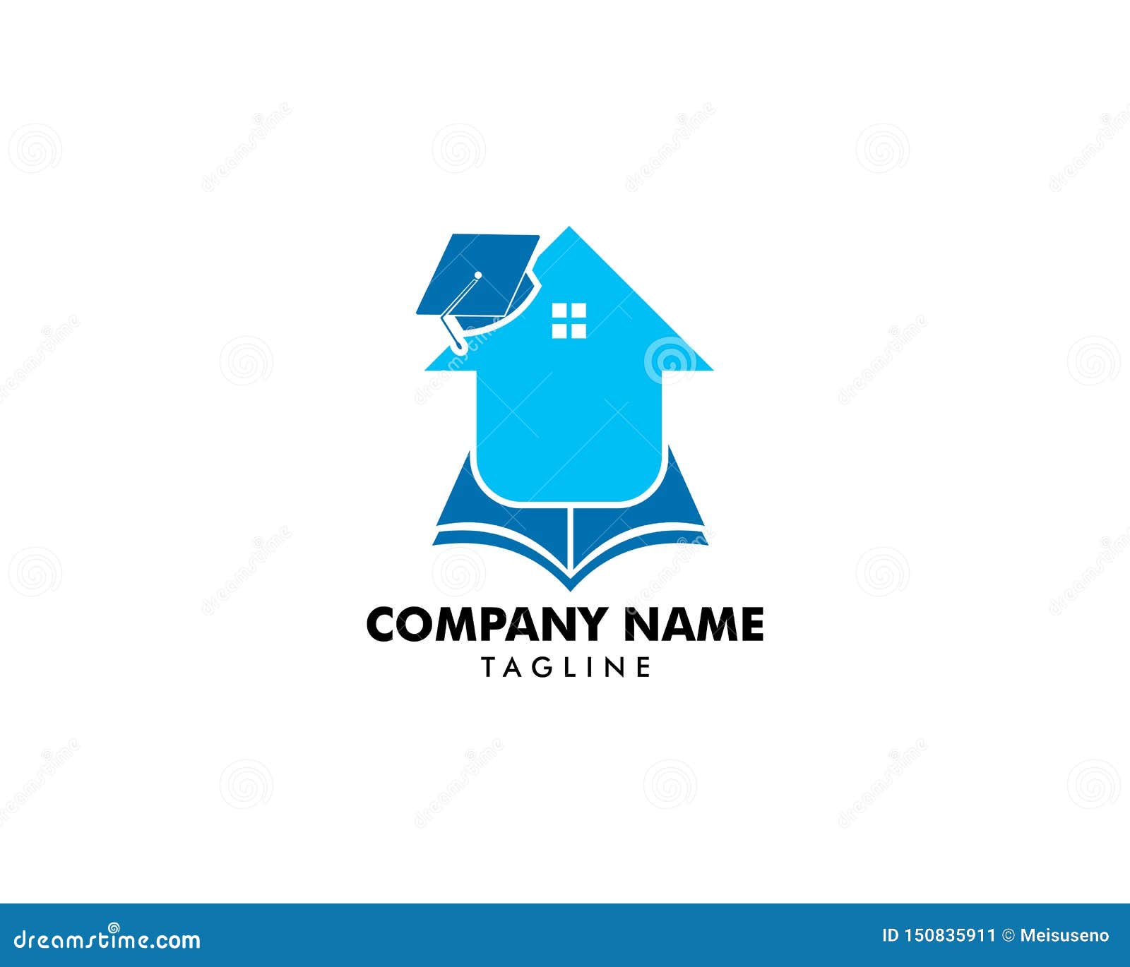 Home Schooling Logo Vector Template Stock Vector - Illustration of icon ...