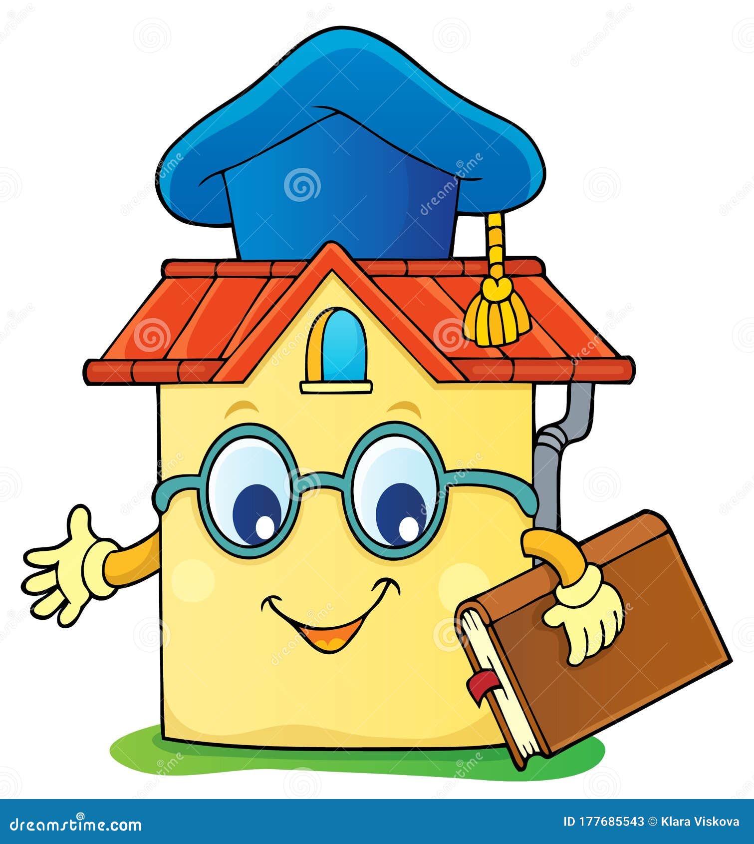 Home Schooling Theme Image 4 Stock Vector - Illustration of schoolbook ...