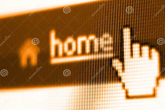 Home screen shot stock photo. Image of internet, pixel - 168392