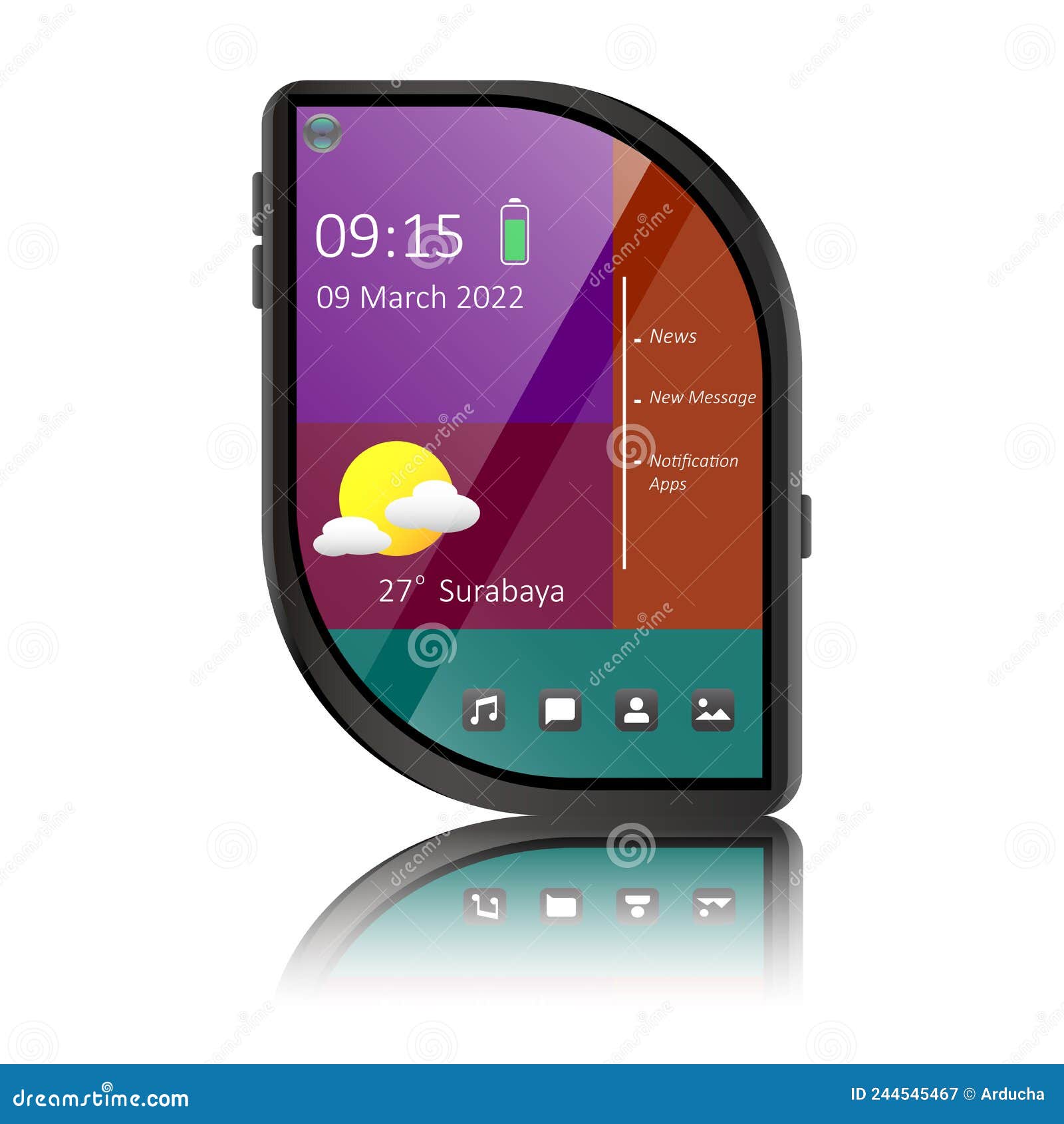 Screen Redesign Icon Color Outline Vector | CartoonDealer.com #230577121