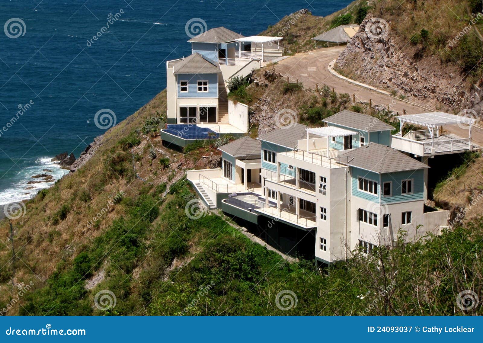 Home by the sea stock image. Image of highway, grass - 24093037