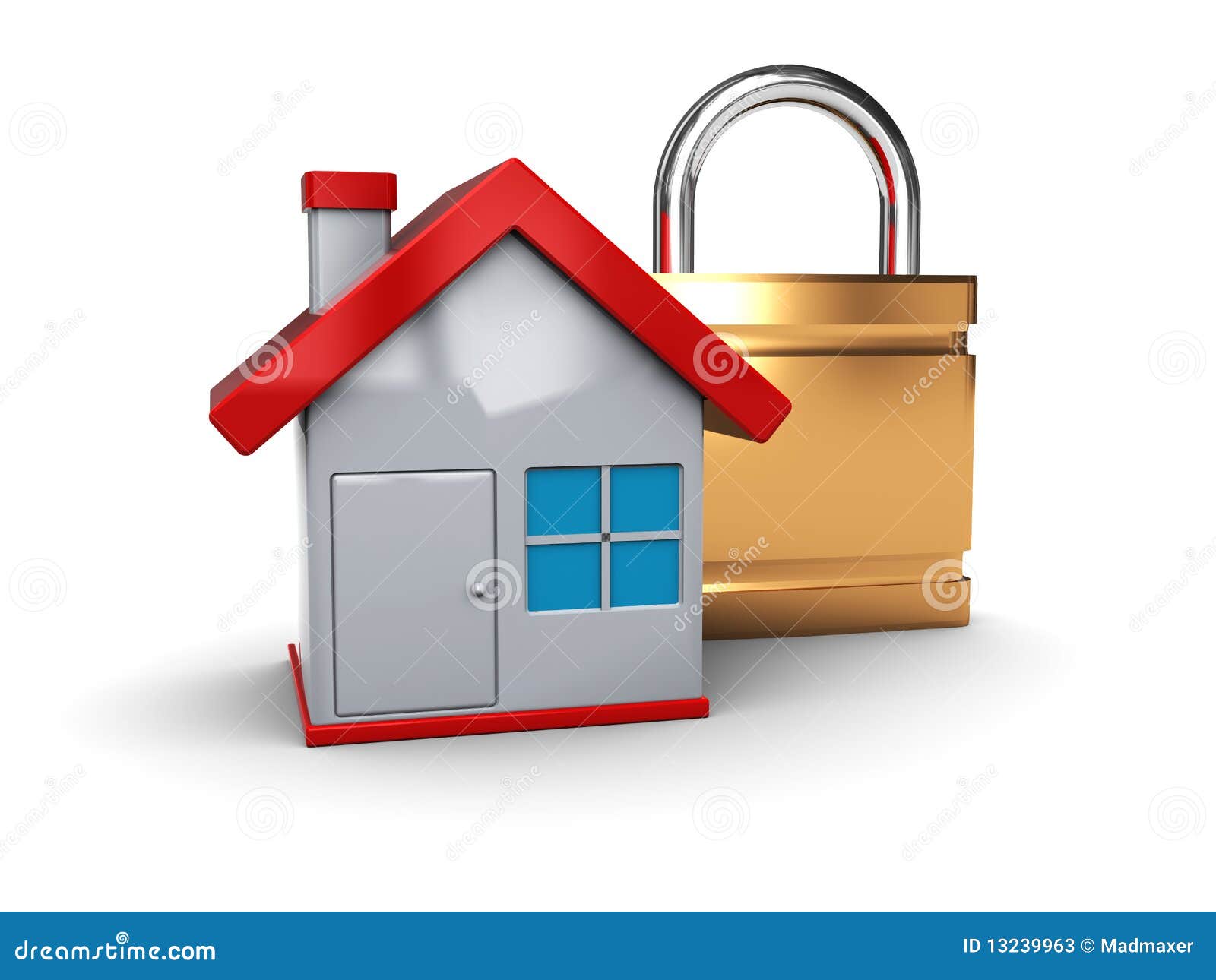 Home security stock illustration. Illustration of protect - 13239963