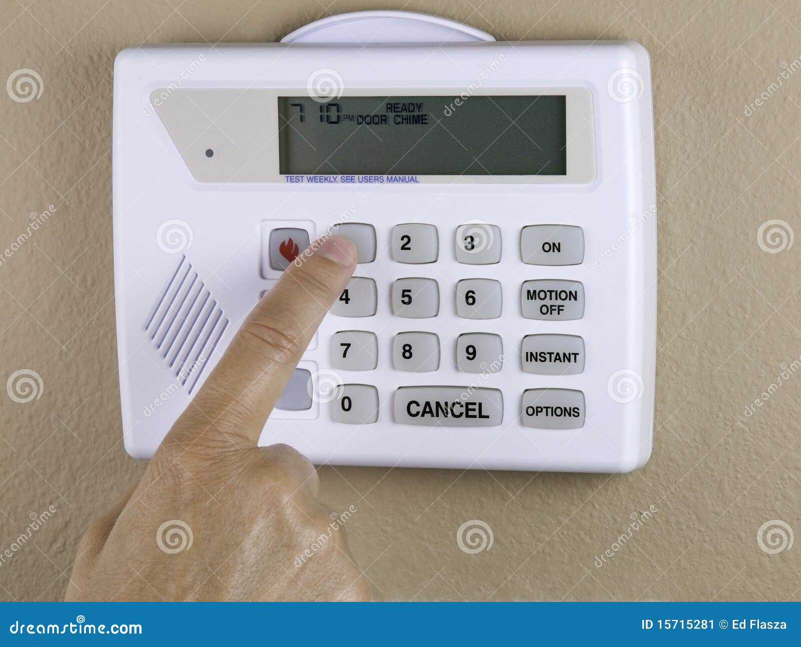 Home security stock image. Image of burglar, break, system - 15715281