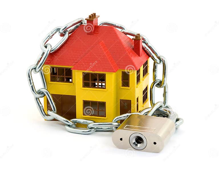Home security stock photo. Image of padlock, credit, realestate - 4851582