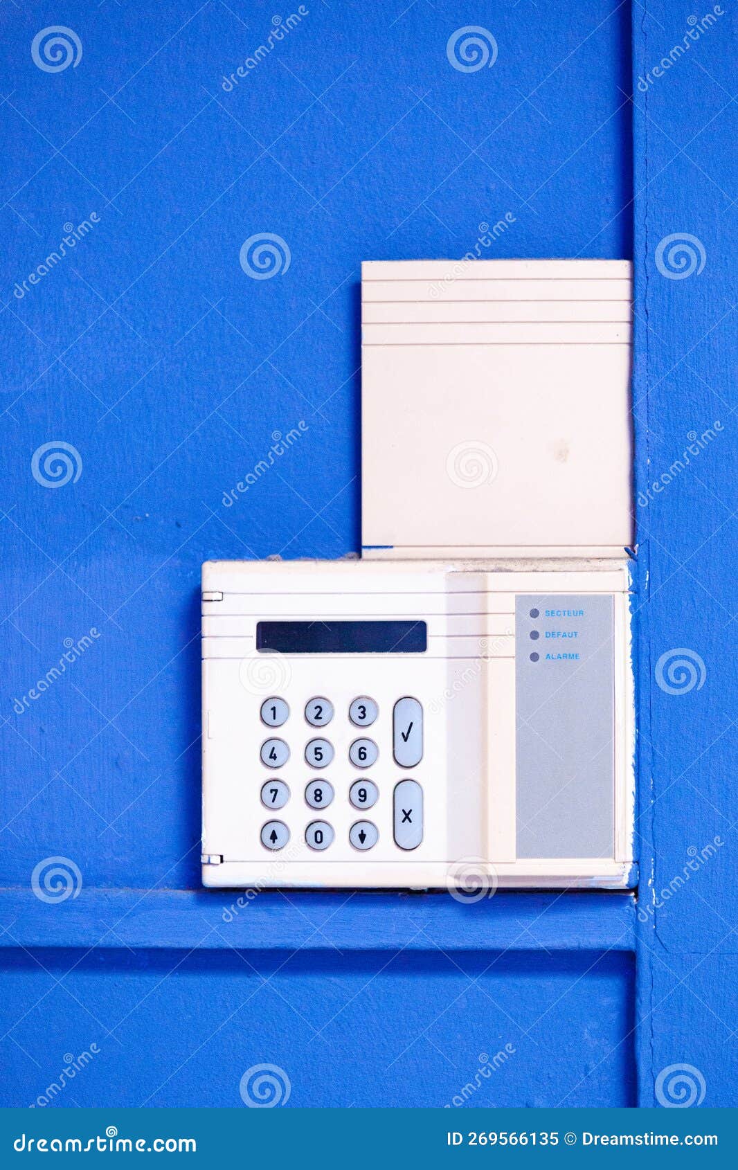 Home Security Control Panel Stock Image - Image of home, residential ...