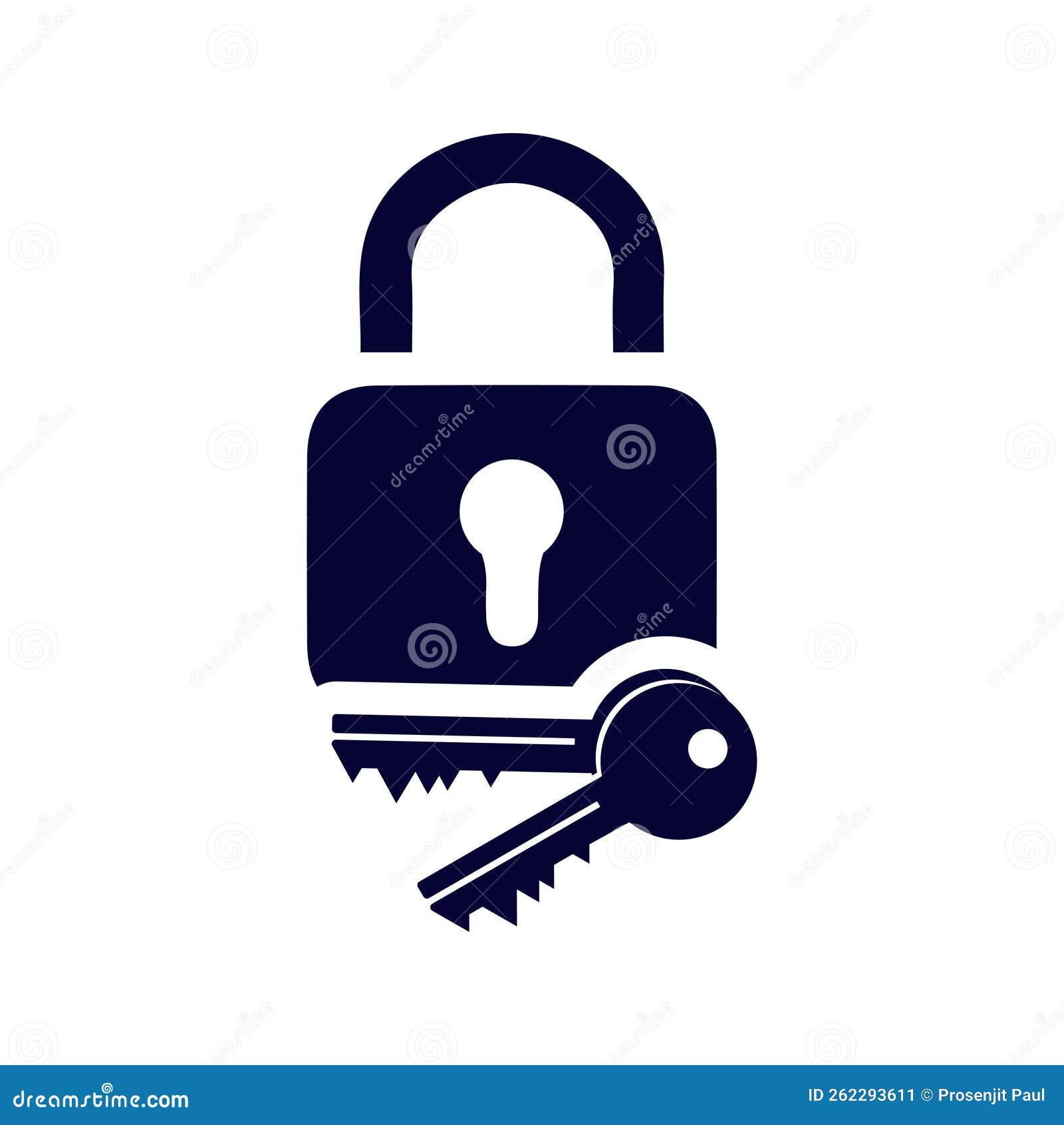 Home Security Lock and Key Icon Stock Vector - Illustration of symbol ...