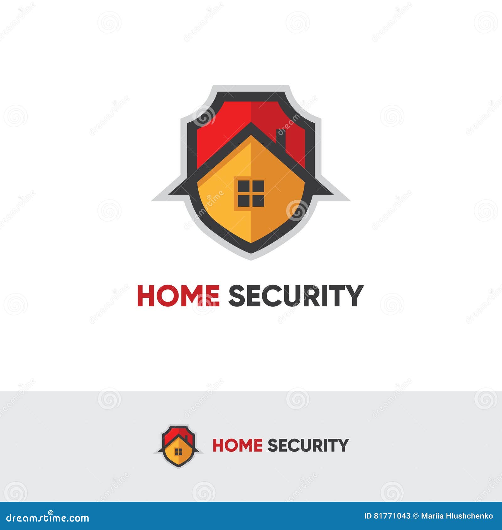 Home security logo stock vector. Illustration of icon - 81771043