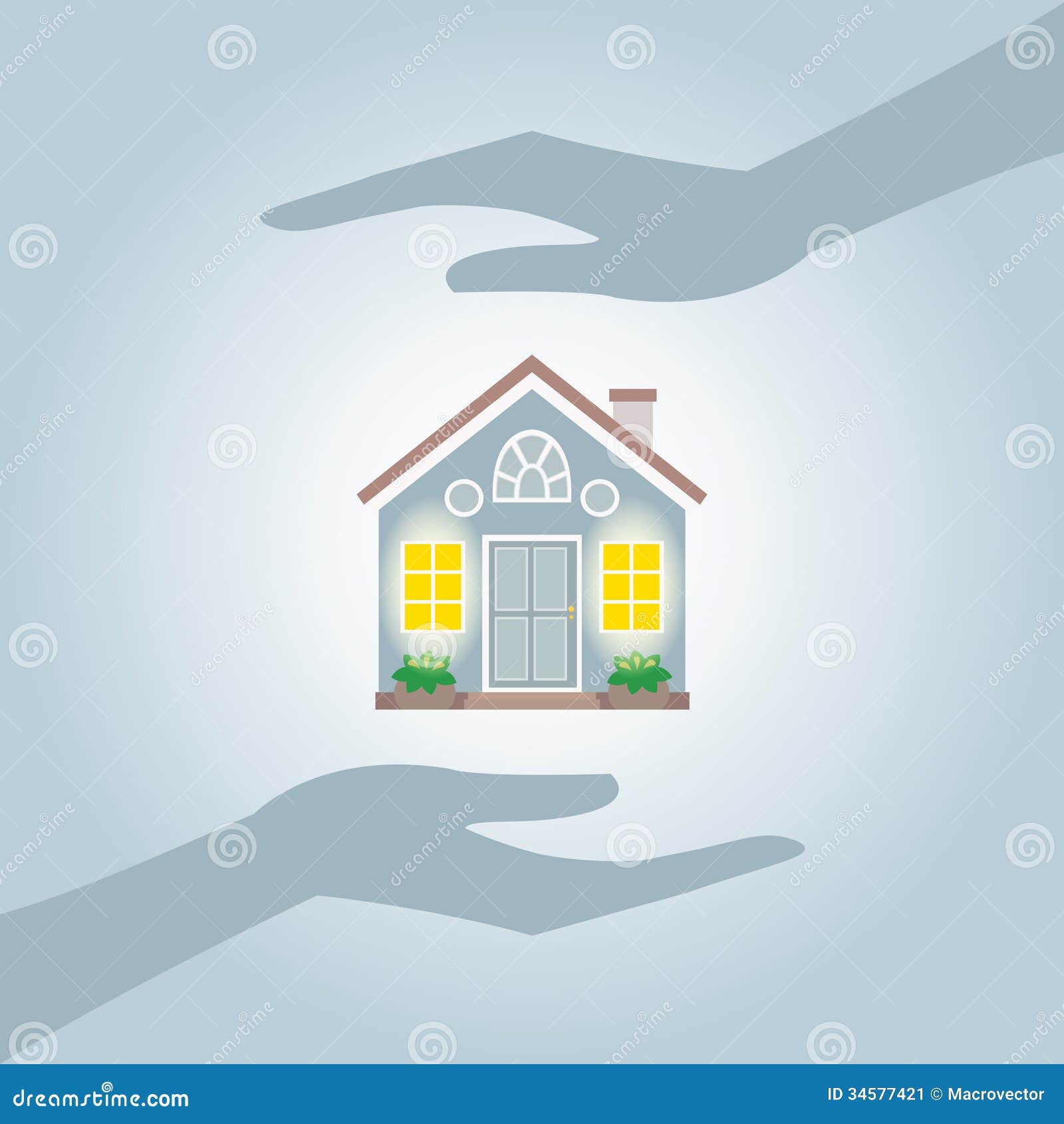 Home security stock vector. Illustration of safety, business - 34577421