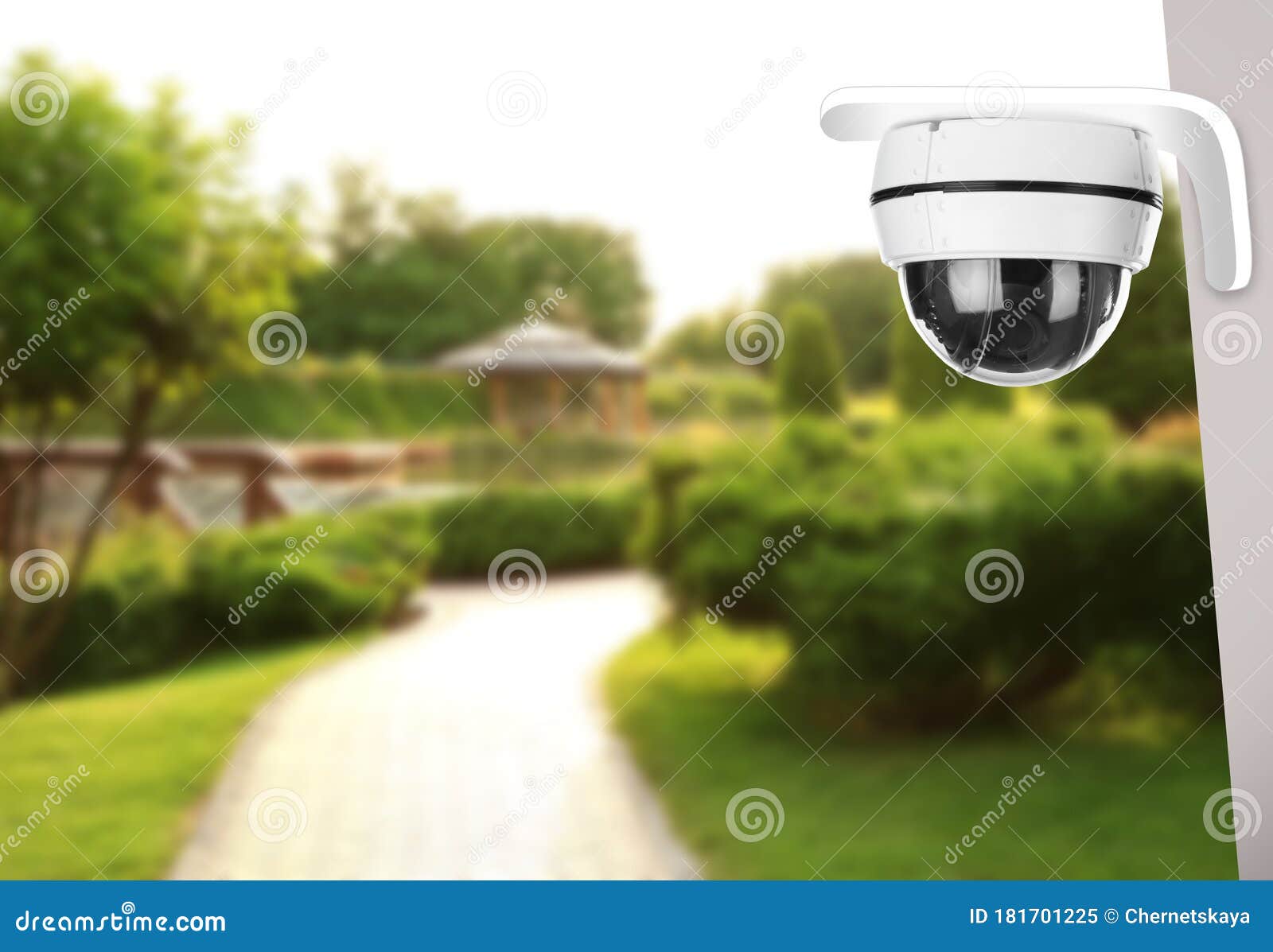 Home Security. House Under CCTV Camera Surveillance Stock Image - Image ...