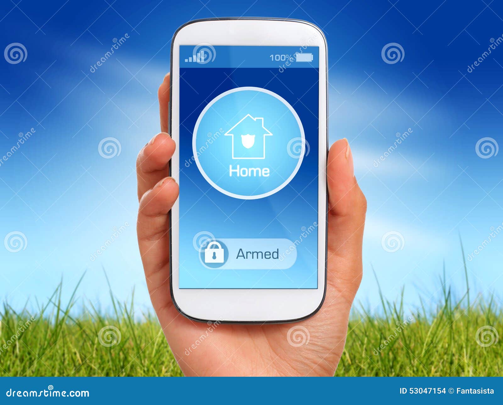 Home security stock photo. Image of secure, safety, technology - 53047154