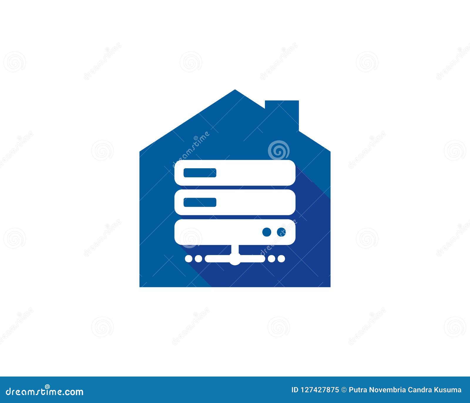Home Server Logo Icon Design Stock Illustration - Illustration of ...