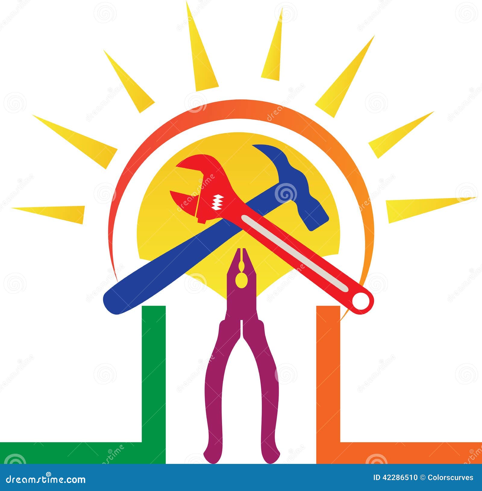 Home service stock vector. Illustration of business, construction ...