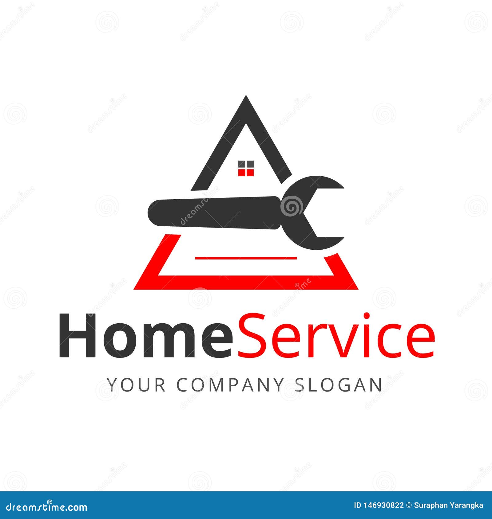 Home services logo stock vector. Illustration of services - 146930822