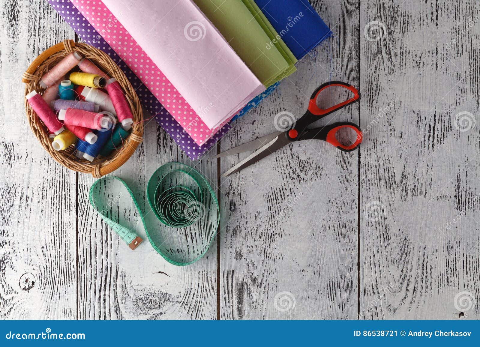 Home Sewing Hobby Workplace Stock Image - Image of craft, profession ...