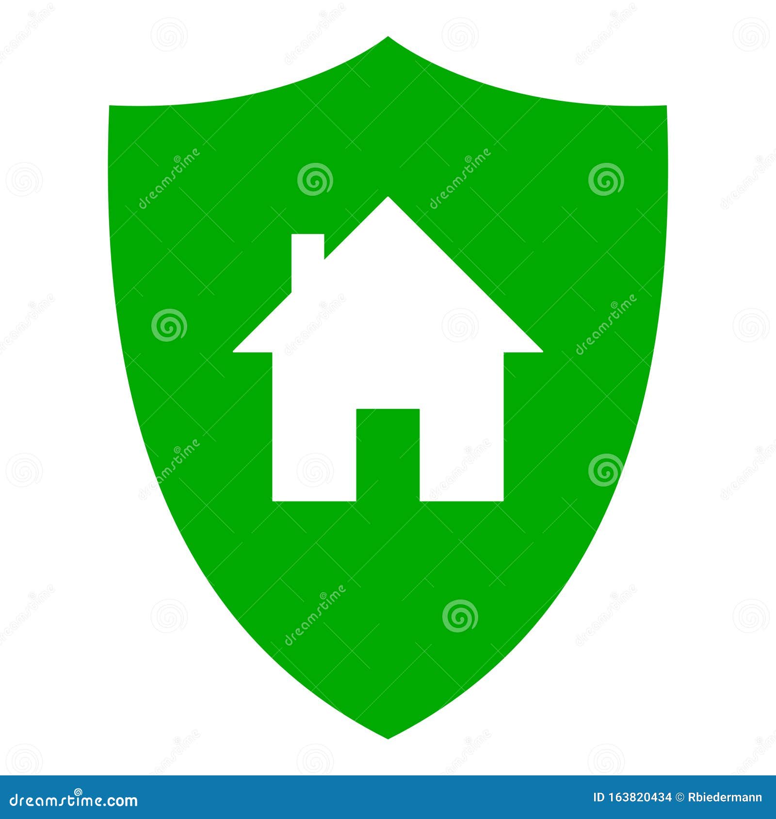 Home and shield stock vector. Illustration of symbol - 163820434
