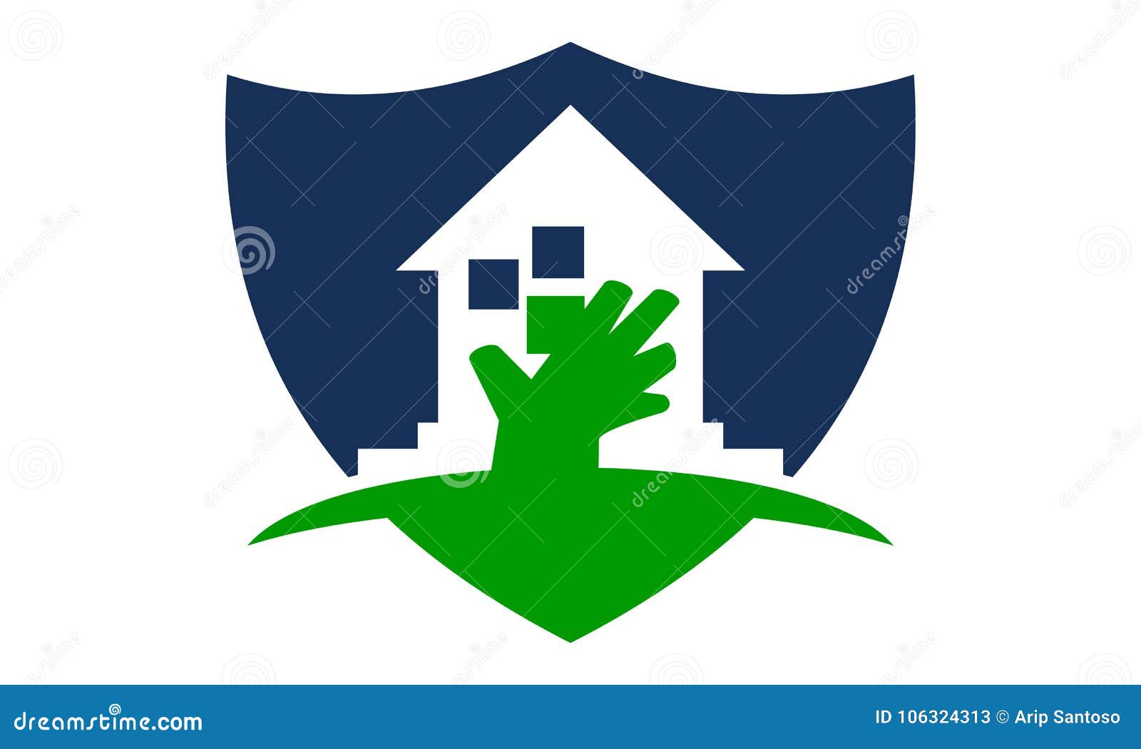 Home Shield Logo Design Template Stock Vector - Illustration of ...