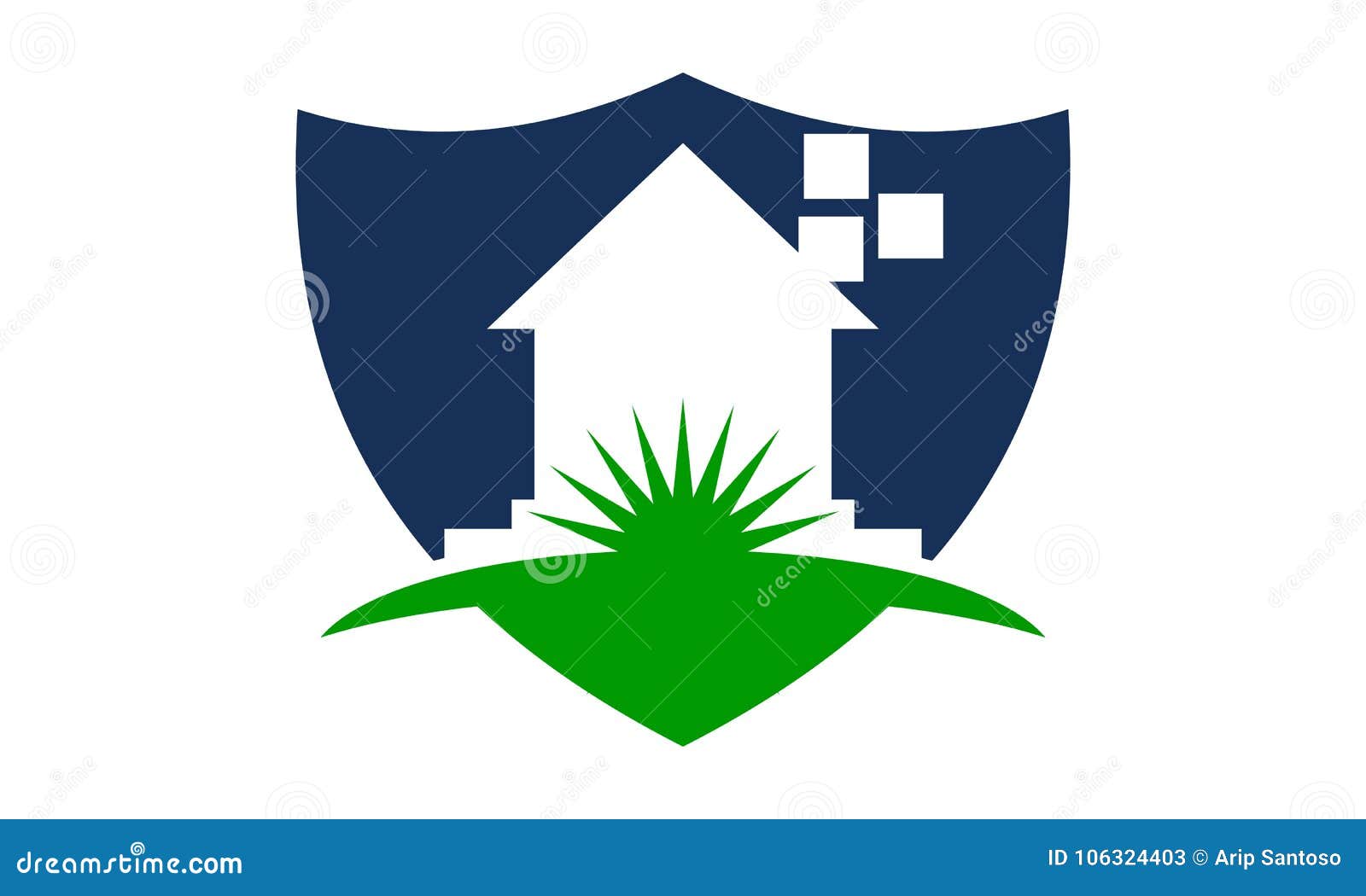 Home Shield Logo Design Template Stock Vector - Illustration of defense ...