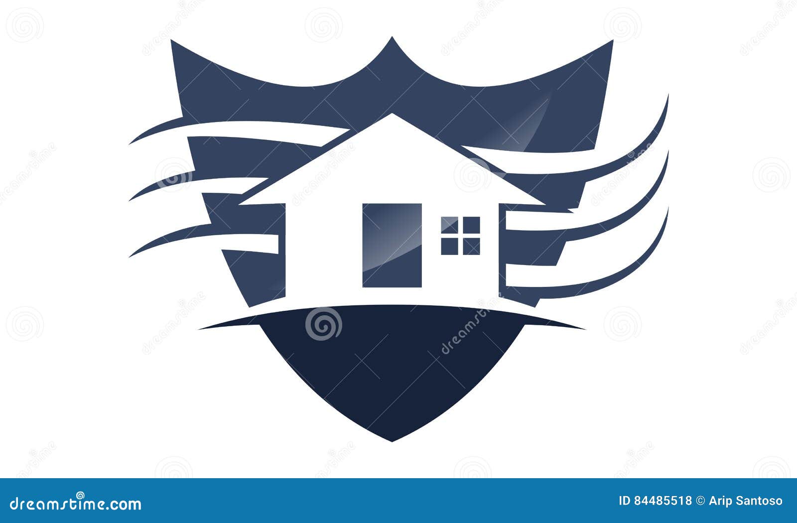 Home Shield stock vector. Illustration of guard, monitoring - 84485518