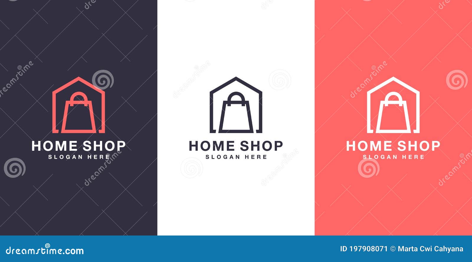 Home Shop Logo Vector Design Stock Vector - Illustration of ...