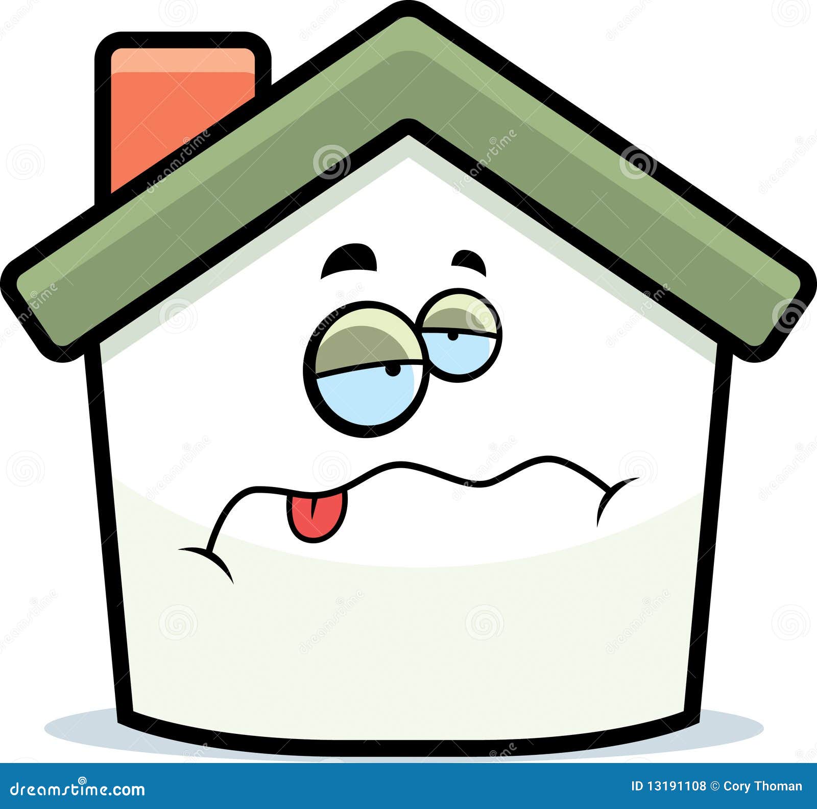 Home Sick stock vector. Illustration of unhealthy, green - 13191108