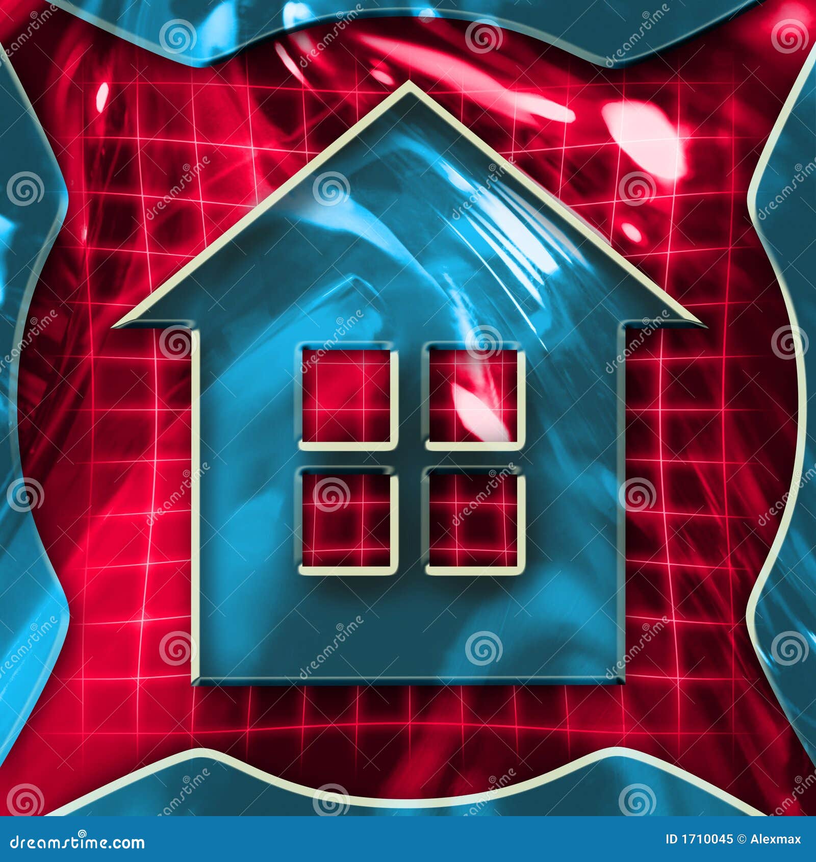 Home Sign stock illustration. Illustration of pattern - 1710045