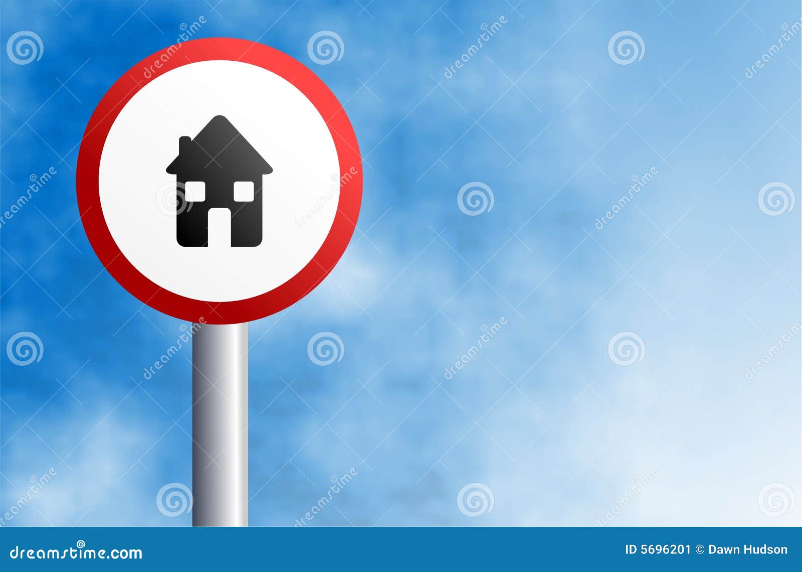 Home sign stock illustration. Illustration of real, architecture - 5696201