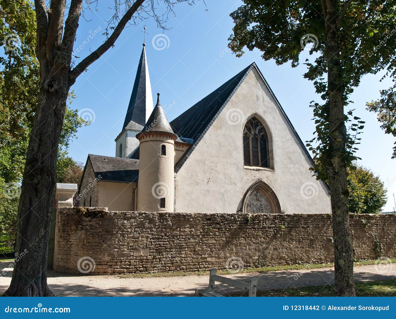 Home Small Church in Old Castle. Stock Photo - Image of shine, summer ...