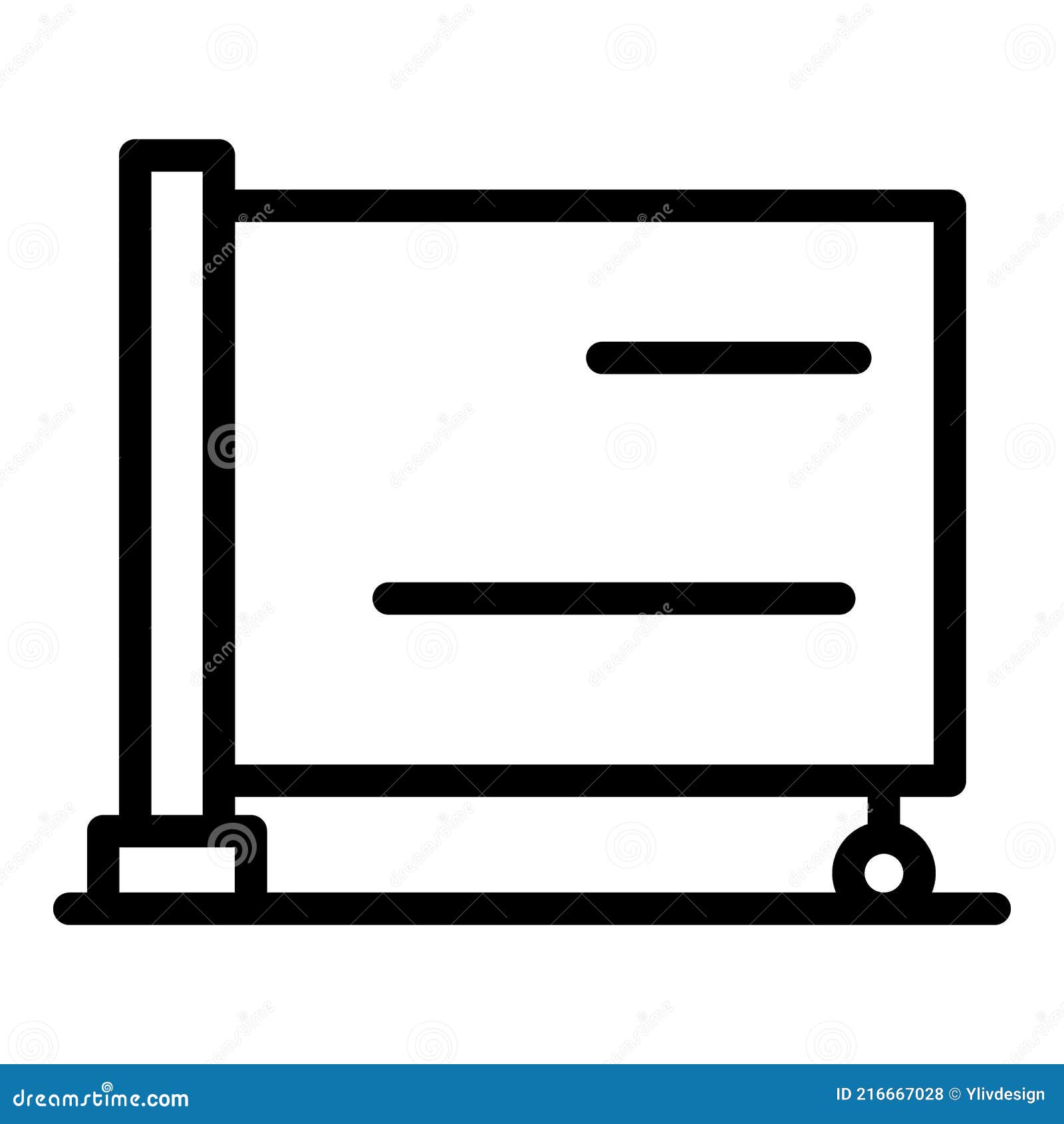 Home Smart Gate Icon, Outline Style Stock Vector - Illustration of ...