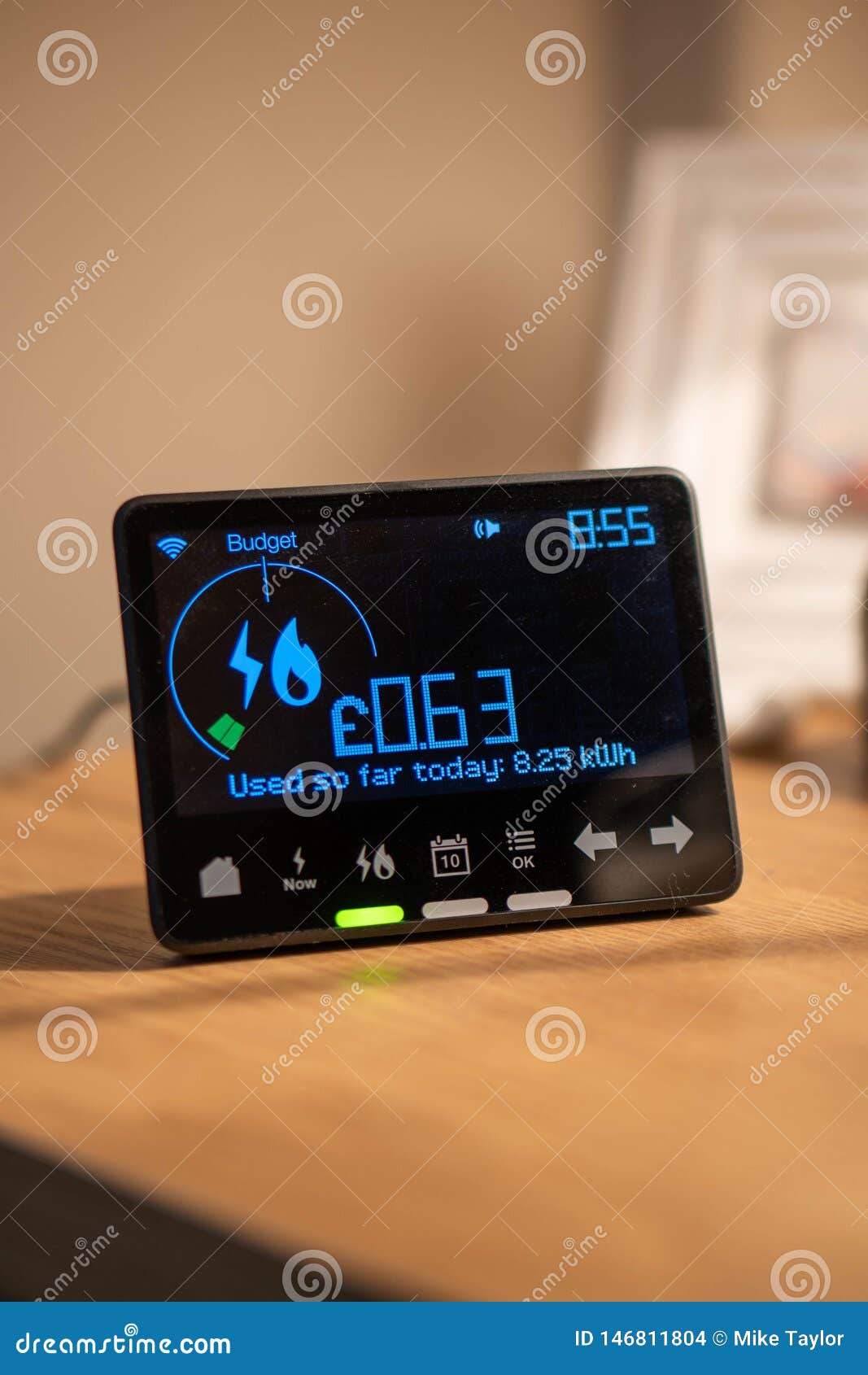 Home Smart Meter stock photo. Image of dial, efficiency - 146811804