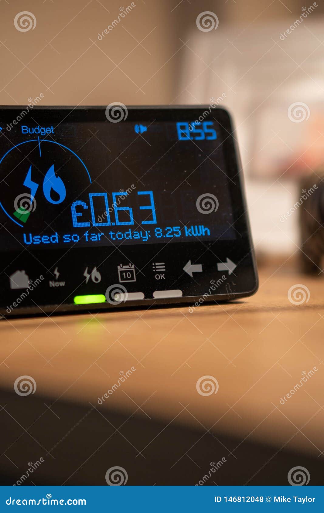 Home Smart Meter stock photo. Image of electrical, gauge - 146812048