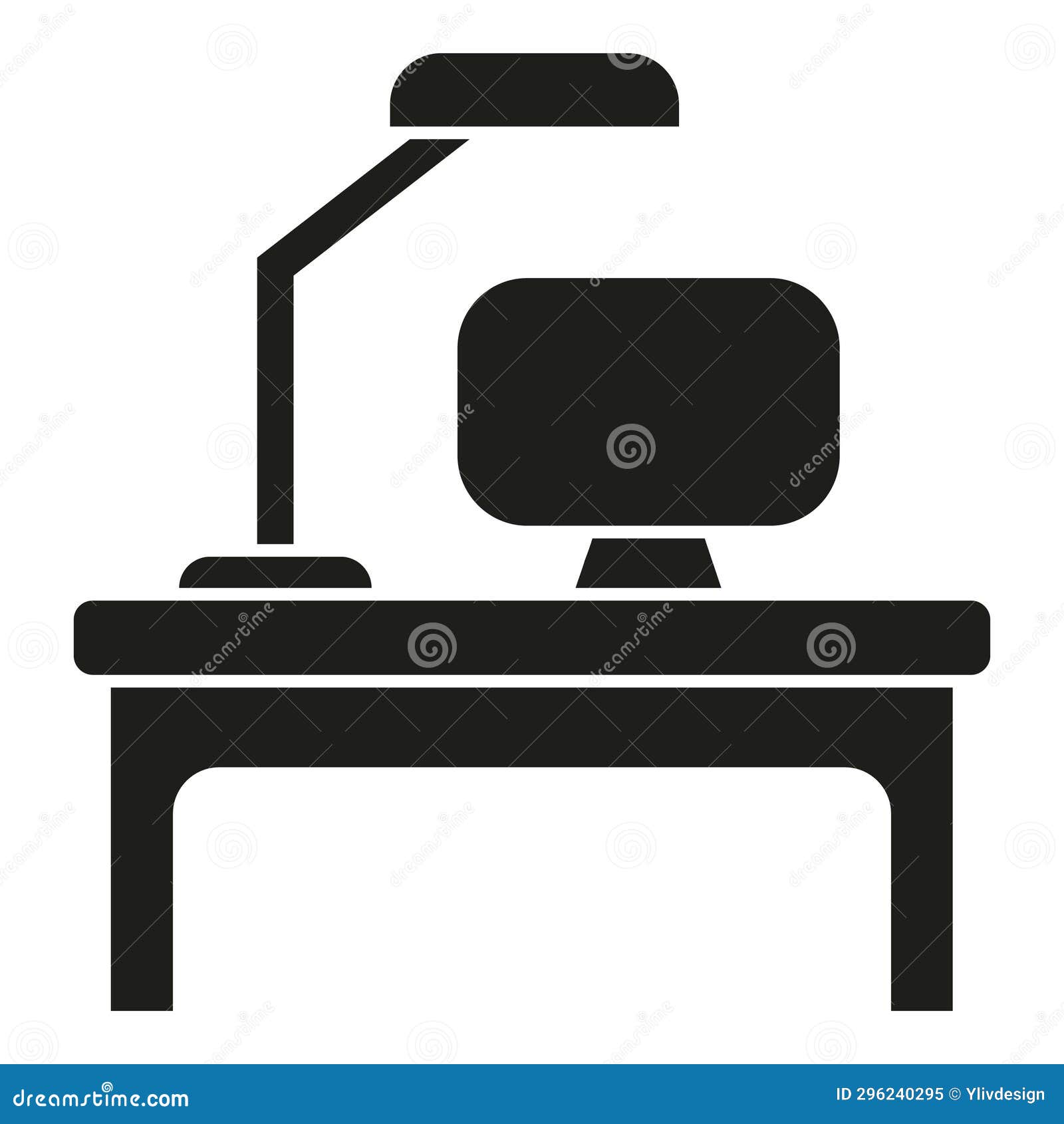 Home Smart Office Icon Simple Vector. Online Work Stock Illustration ...