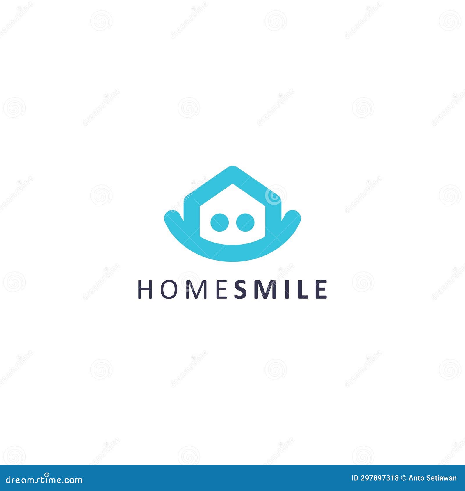 Home Smile Logo Symbol stock illustration. Illustration of care - 297897318