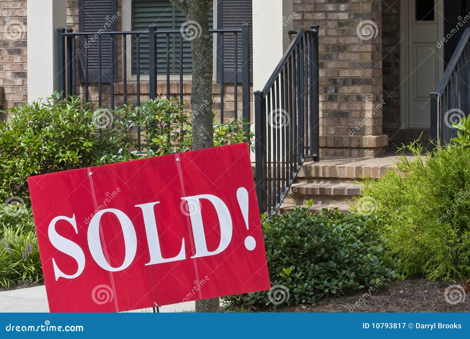 Home Sold stock image. Image of condominium, sale, market - 10793817