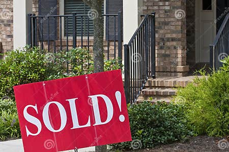 Home Sold stock image. Image of condominium, sale, market - 10793817