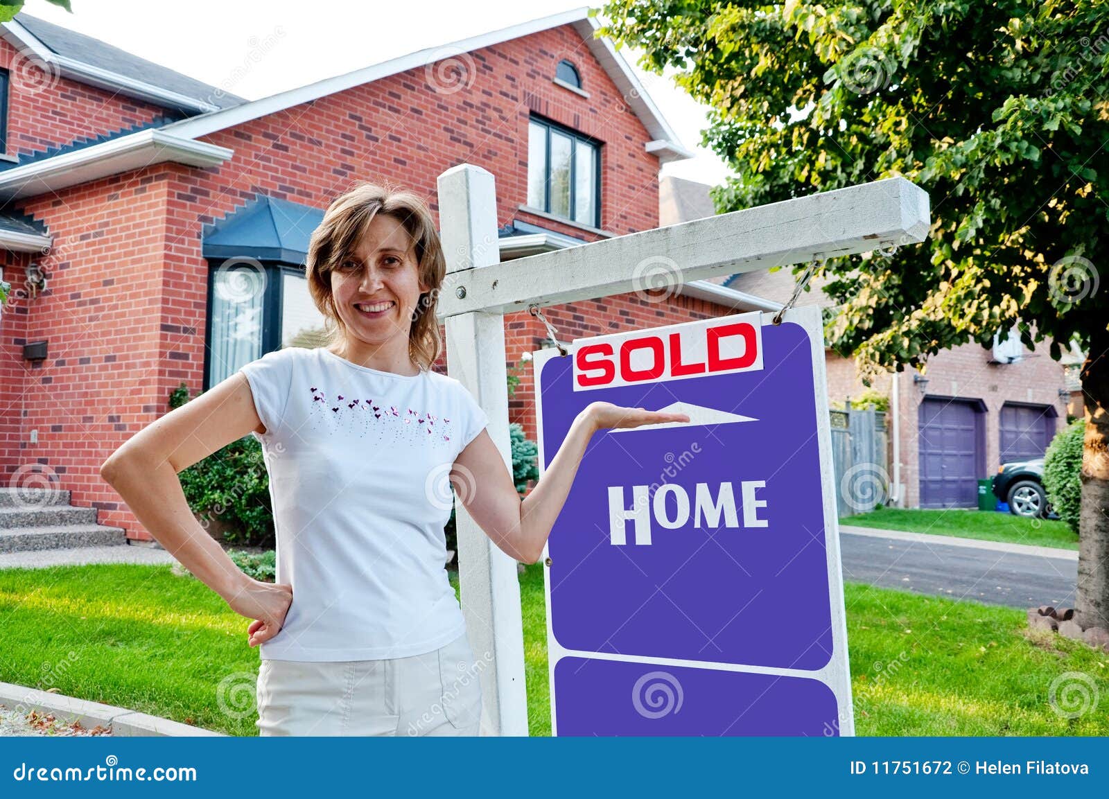 Home Sold - Congratulations! Stock Photo - Image of happiness, mortgage ...