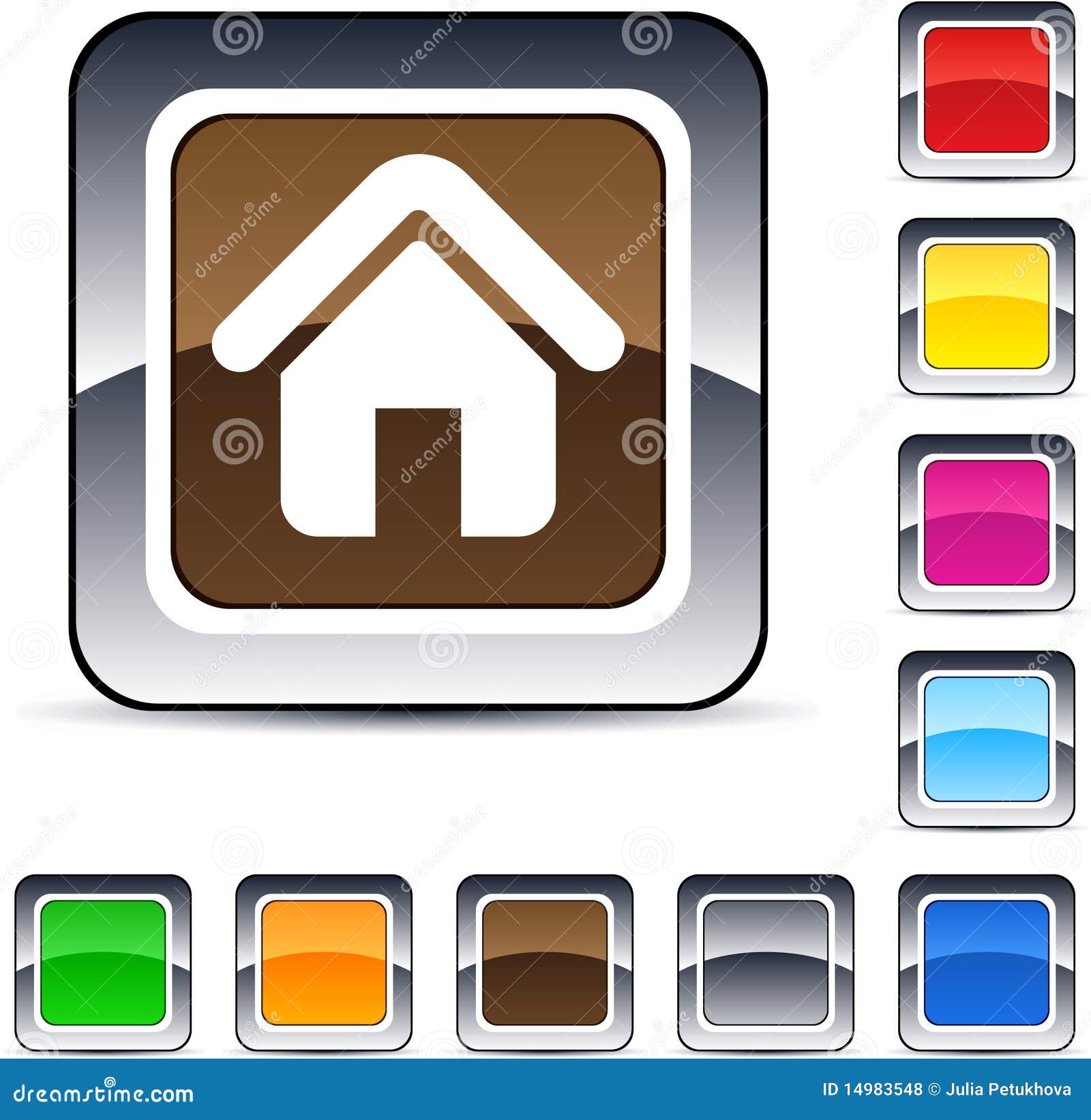 Square Home Buttons