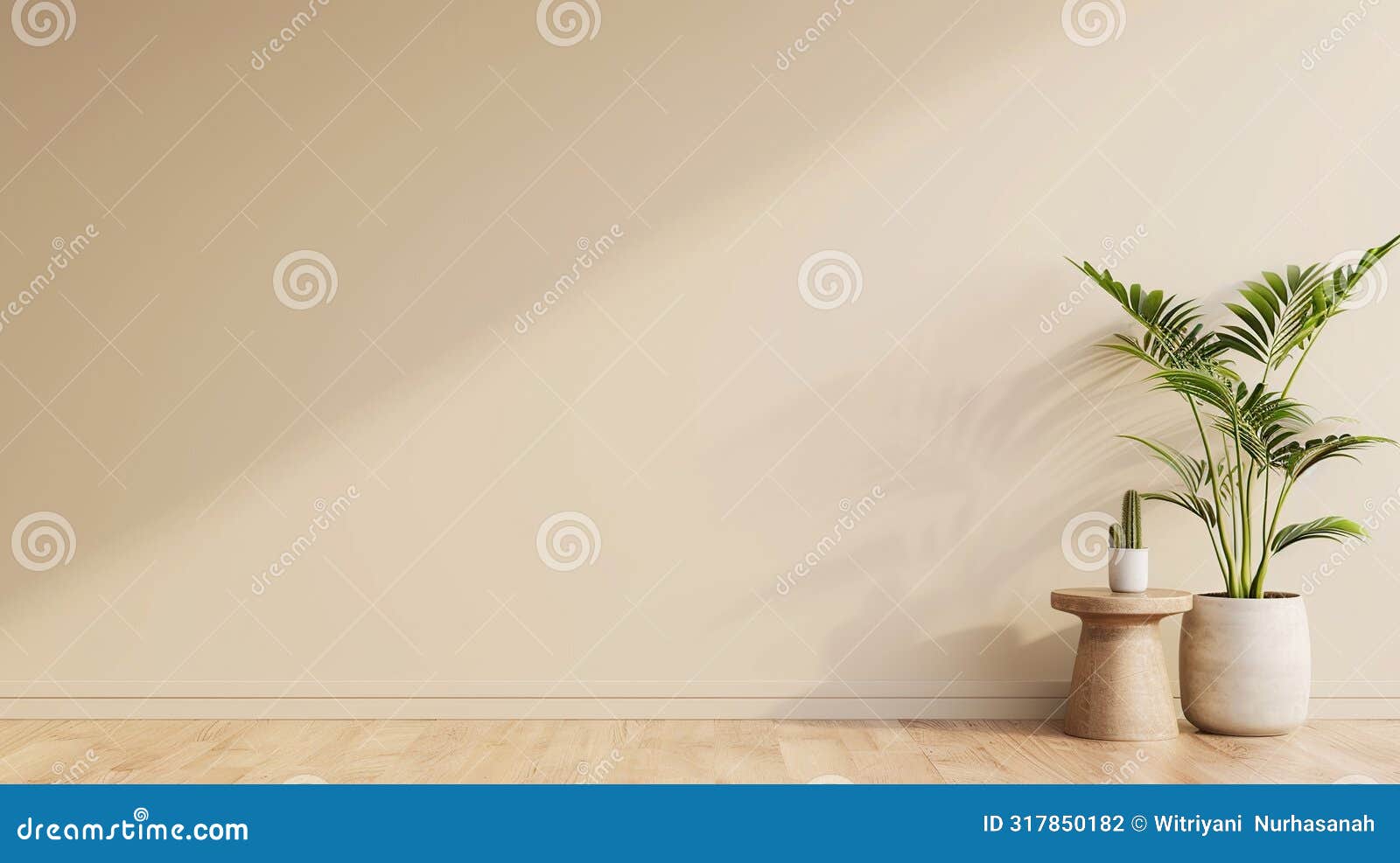 Home Staging, Minimal Decor Concept. Empty Beige Wall Background ...