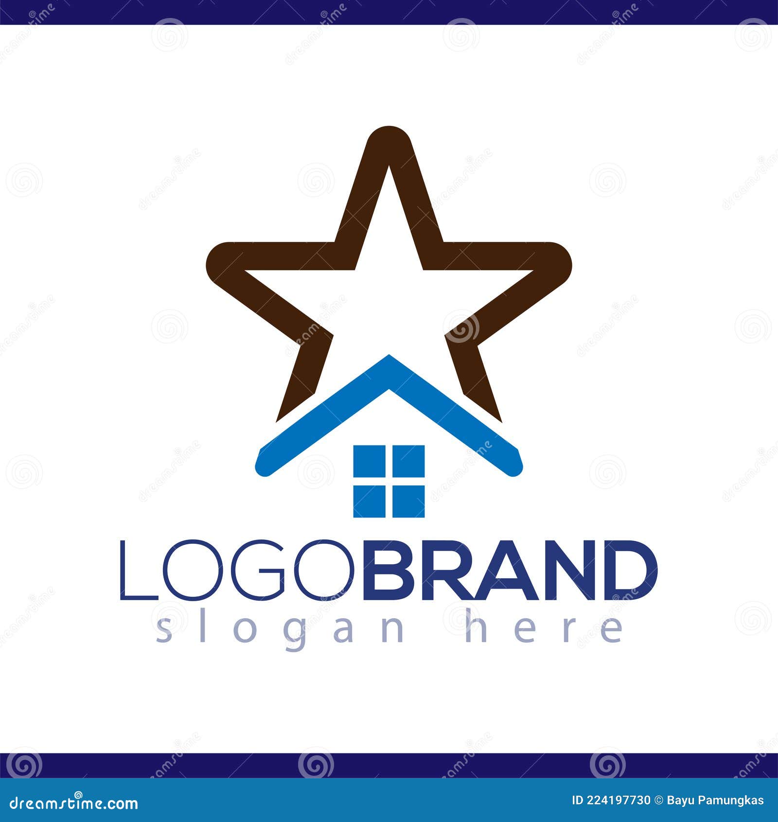 Home Star Logo Vector Element. Home Logo Template Stock Vector ...