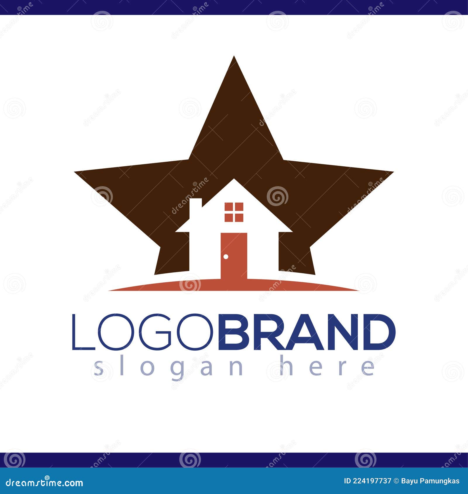 Home Star Logo Vector Element. Home Logo Template Stock Vector ...