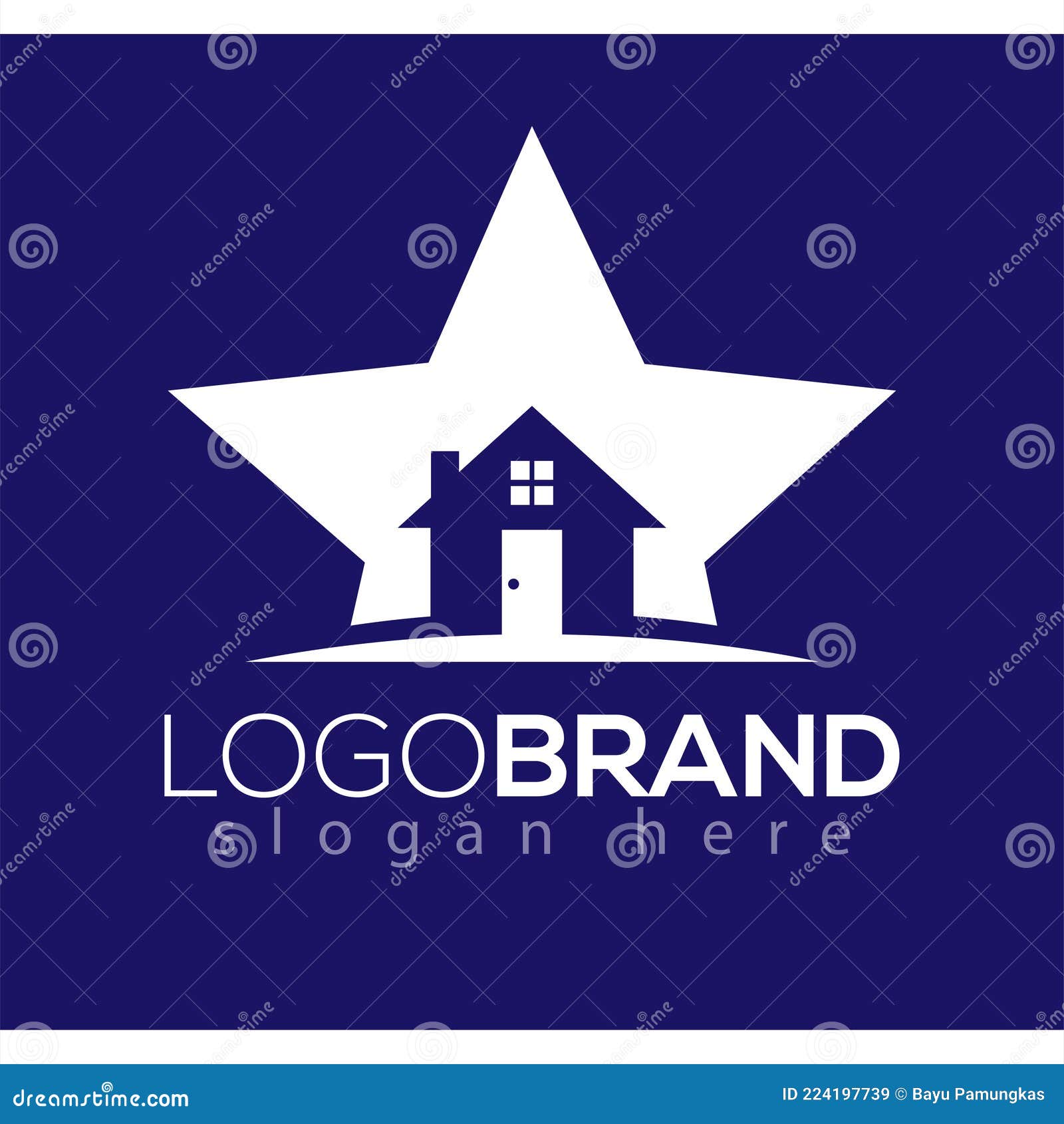 Home Star Logo Vector Element. Home Logo Template Stock Vector ...
