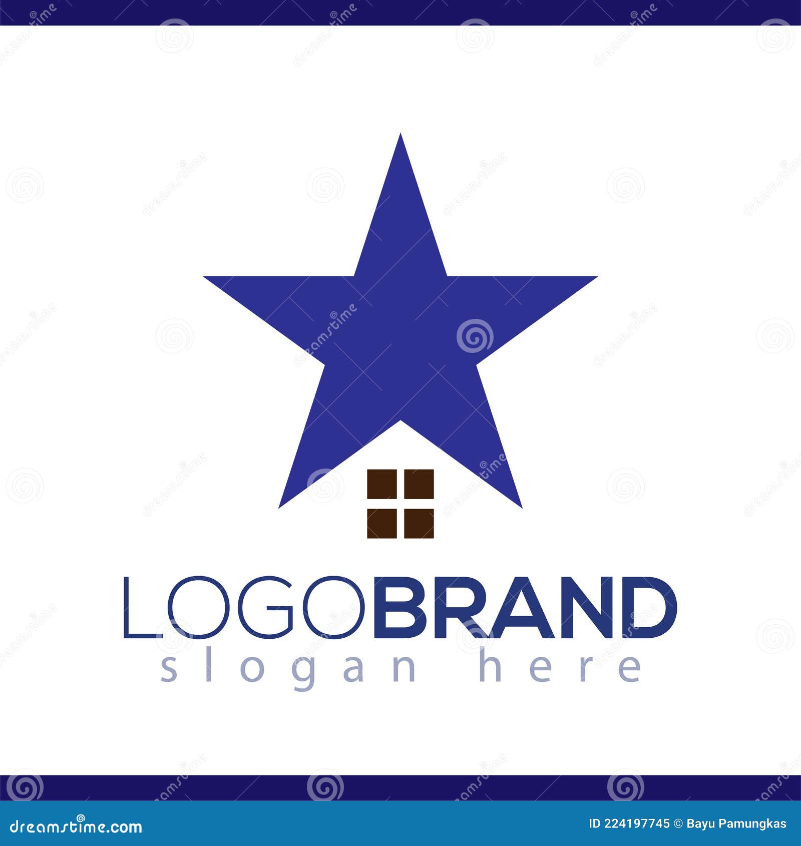 Home Star Logo Vector Element. Home Logo Template Stock Vector ...
