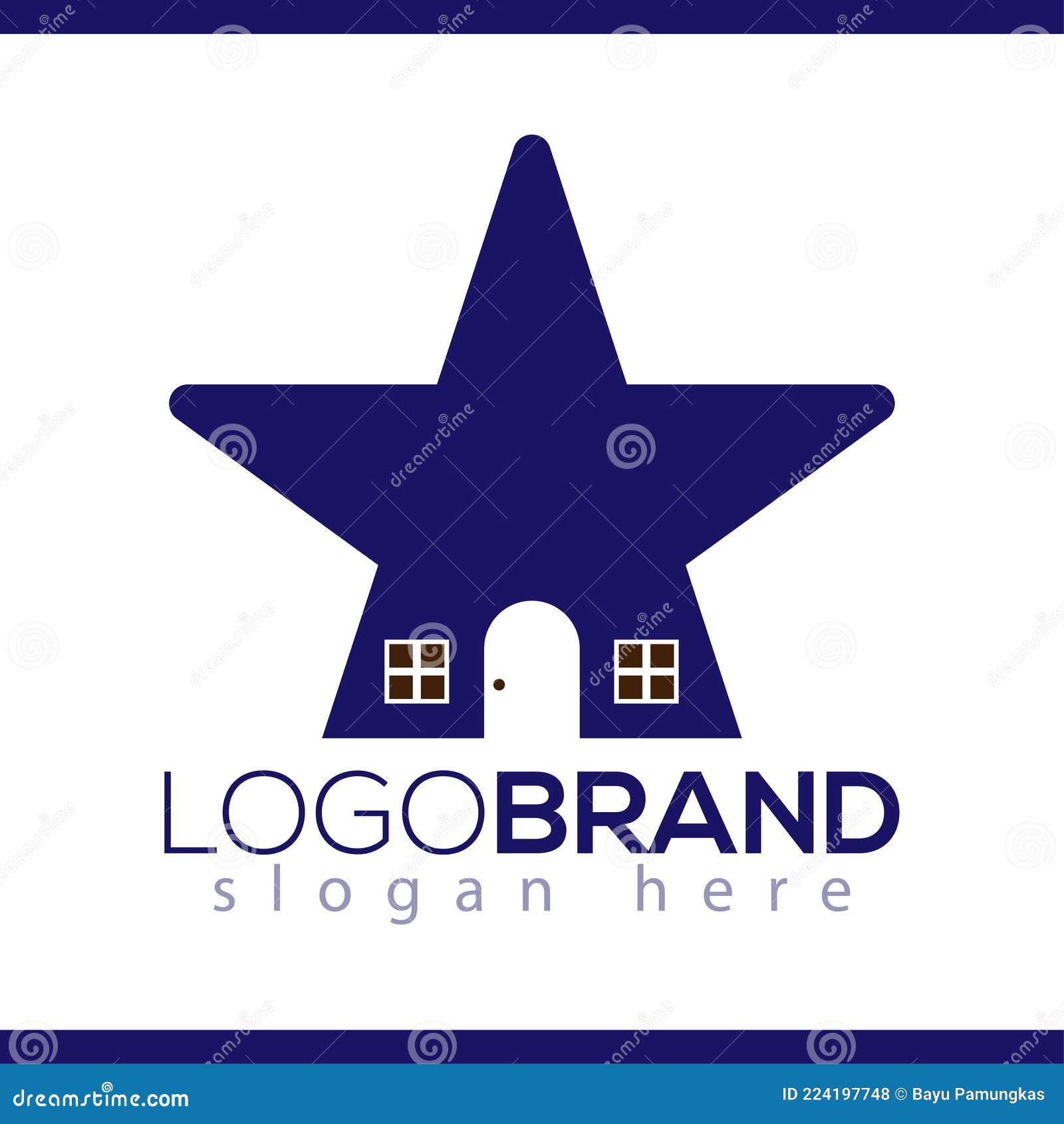 Home Star Logo Vector Element. Home Logo Template Stock Vector ...