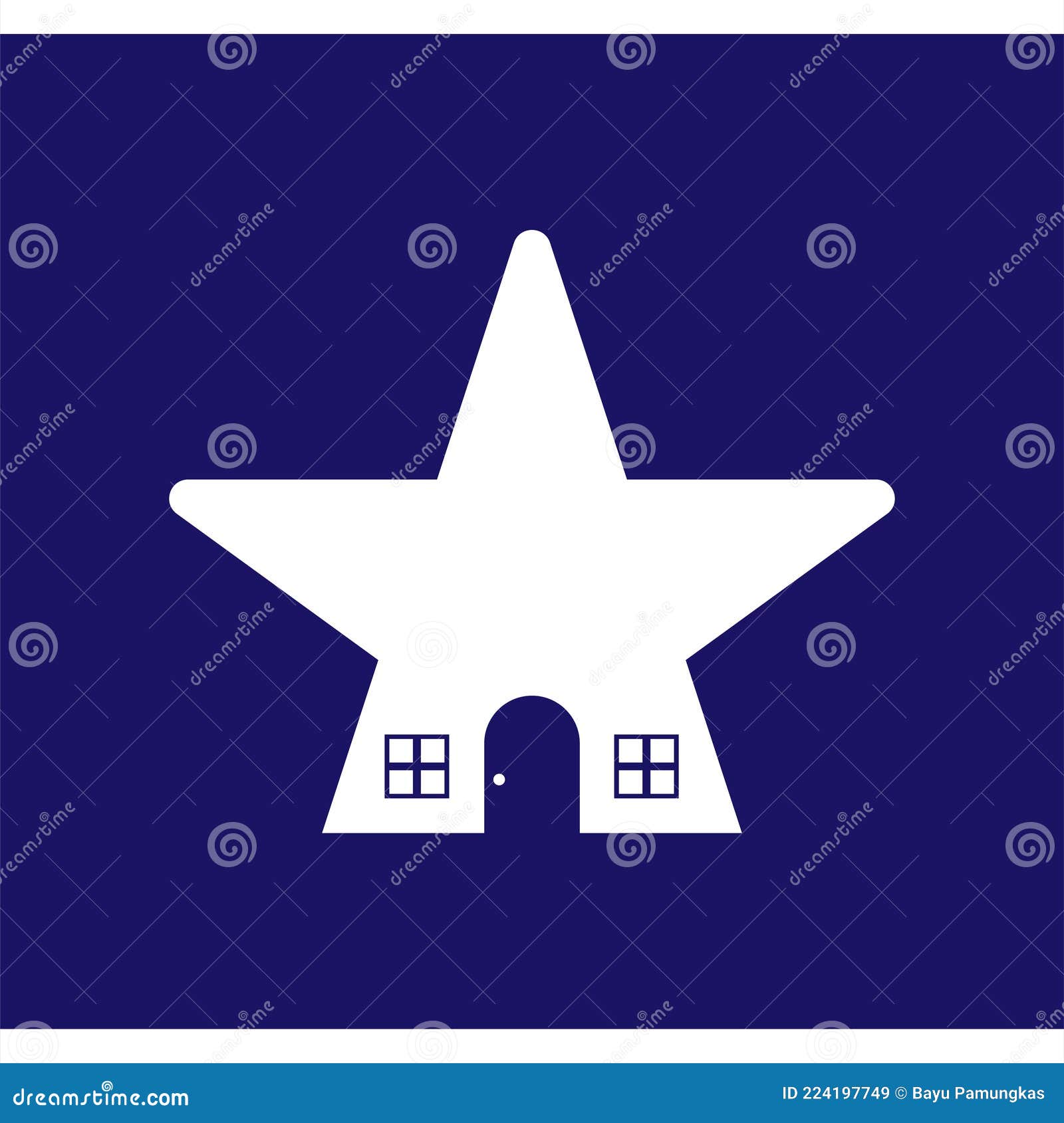 Home Star Logo Vector Element. Home Logo Template Stock Vector ...
