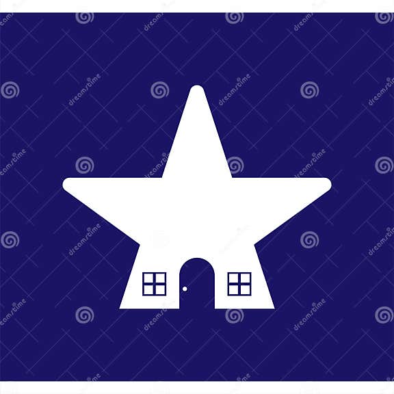Home Star Logo Vector Element. Home Logo Template Stock Vector ...
