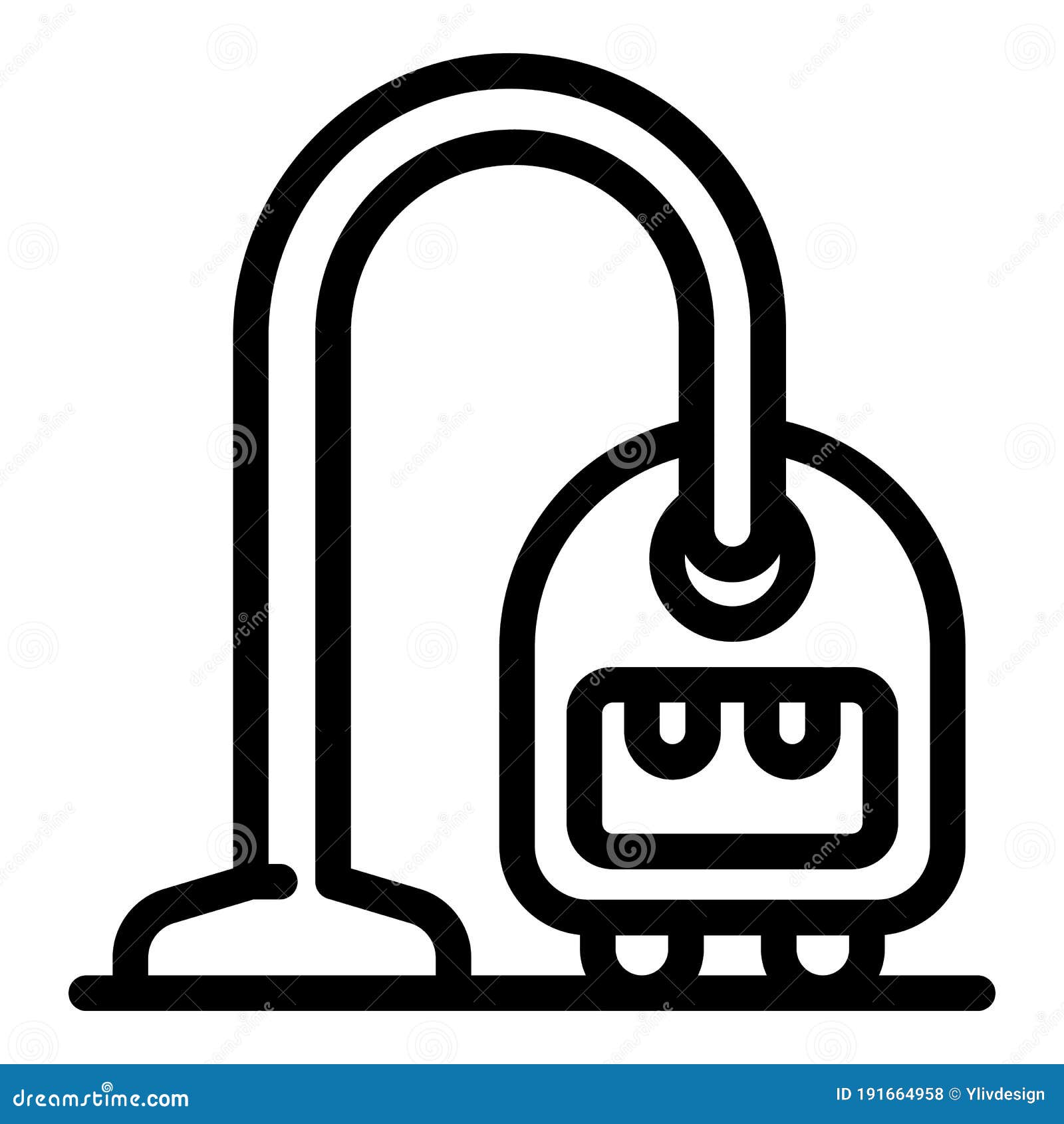 Home Steam Cleaner Icon, Outline Style Stock Vector - Illustration of ...