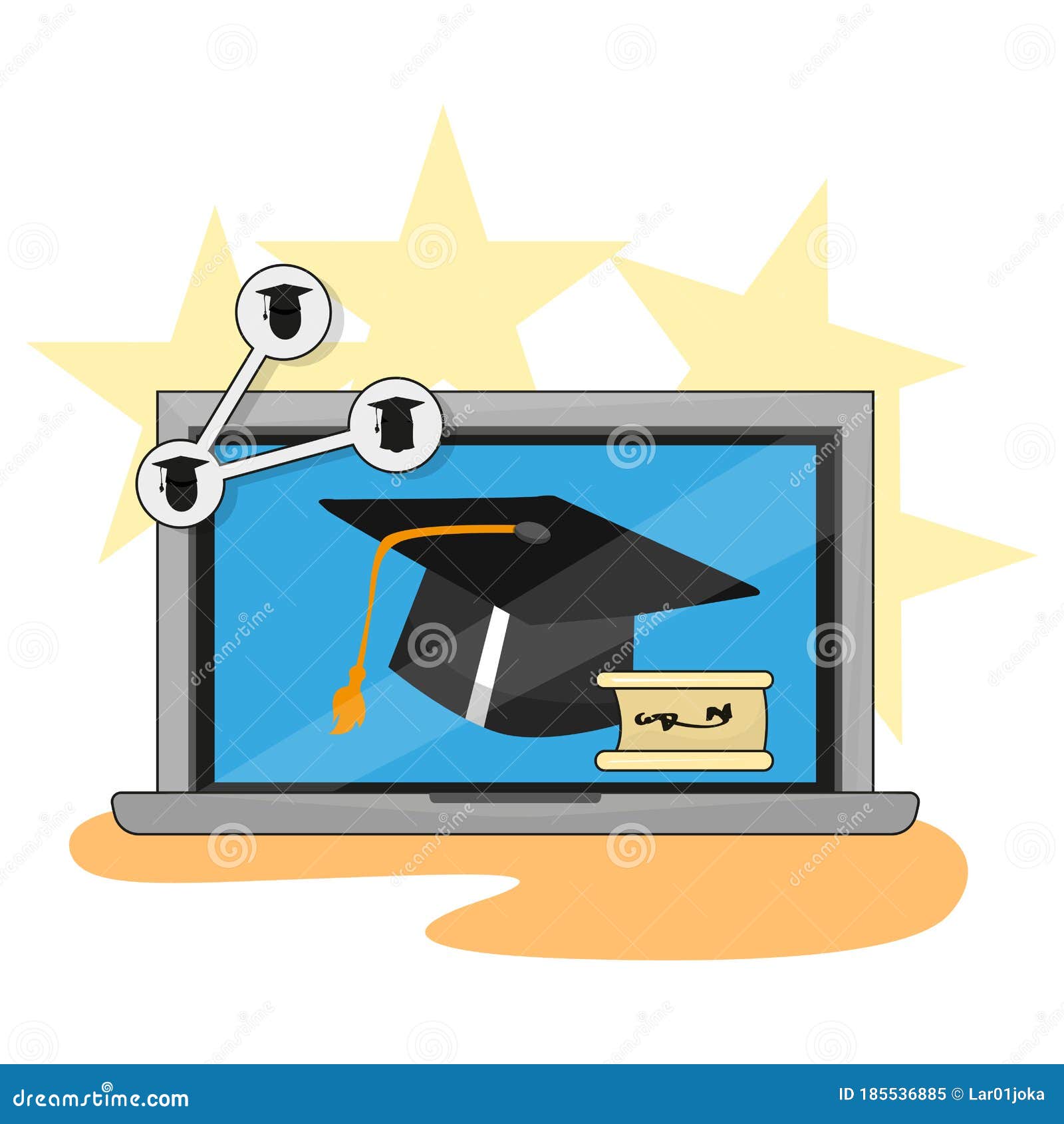 Home study concept stock vector. Illustration of school - 185536885