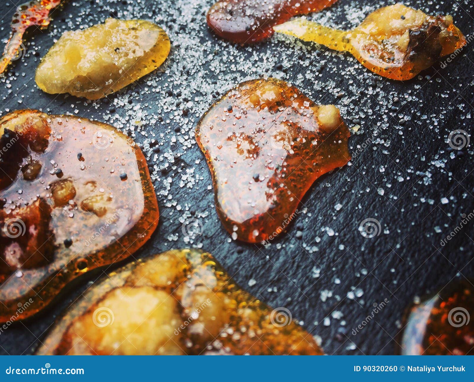 Home Sugar Caramel Fried on Pan Stock Photo - Image of preparation ...