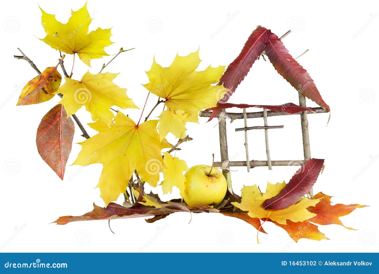 Home, sweet autumn home... stock photo. Image of design - 16453102